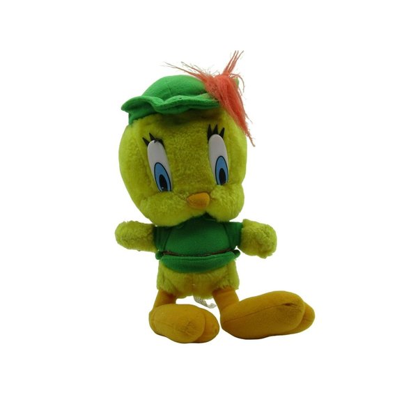 Warner Bros. | Toys | Vtg Looney Tunes Tweety Bird As Robin Hood Plush ...